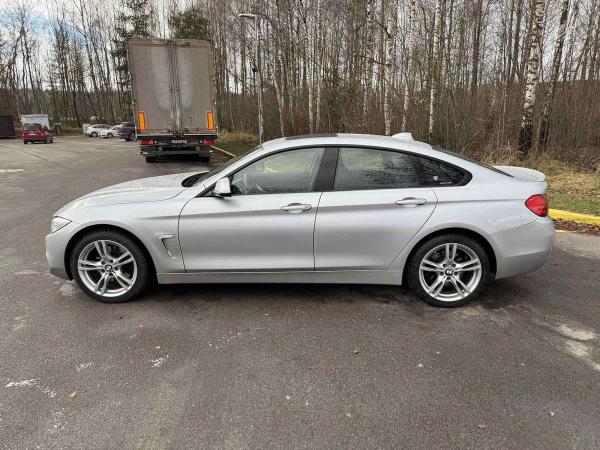 Grey BMW 430 Gran Coupe 2015 in Vilnius, with an engine capacity of 2.99 L and mileage of 180 thousand km for 14850 €, photo 2 on AUTOMOTO.COM.LV