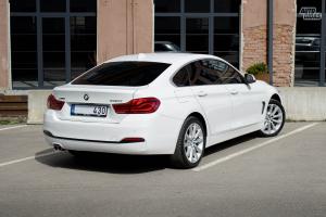 White BMW 430 Gran Coupe 2018 in Kaunas, with an engine capacity of 2.00 L and mileage of 166 thousand km for 17800 €, photo 5 on AUTOMOTO.COM.LV