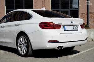 White BMW 430 Gran Coupe 2018 in Kaunas, with an engine capacity of 2.00 L and mileage of 166 thousand km for 17800 €, photo 8 on AUTOMOTO.COM.LV