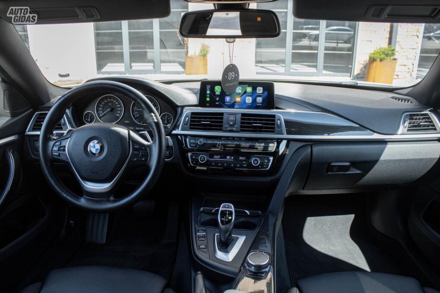 White BMW 430 Gran Coupe 2018 in Kaunas, with an engine capacity of 2.00 L and mileage of 166 thousand km for 17800 €, photo 13 on AUTOMOTO.COM.LV