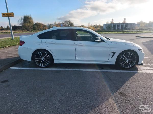 BMW 430 Gran Coupe 2018 in Panevezys on AUTOMOTO.COM.LV White BMW 430 Gran Coupe 2018 in Panevezys, with an engine capacity of 2.00 L and mileage of 109 thousand km for 18250 €, photo 3 on AUTOMOTO.COM.LV