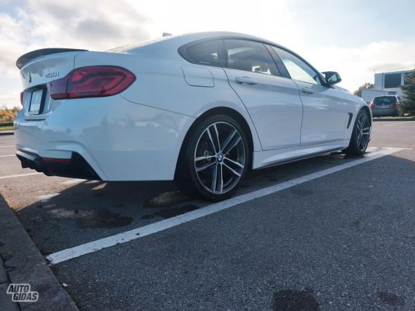 BMW 430 Gran Coupe 2018 in Panevezys on AUTOMOTO.COM.LV White BMW 430 Gran Coupe 2018 in Panevezys, with an engine capacity of 2.00 L and mileage of 109 thousand km for 18250 €, photo 4 on AUTOMOTO.COM.LV