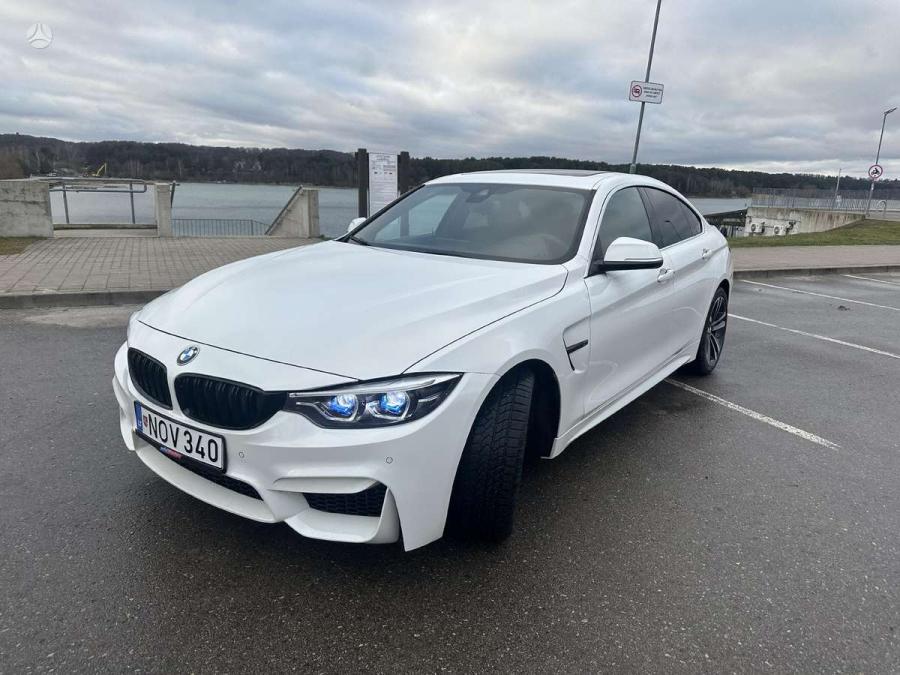White BMW 430 Gran Coupe 2020 in Kaunas, with an engine capacity of 2.00 L and mileage of 118 thousand km for 19999 €, photo 5 on AUTOMOTO.COM.LV