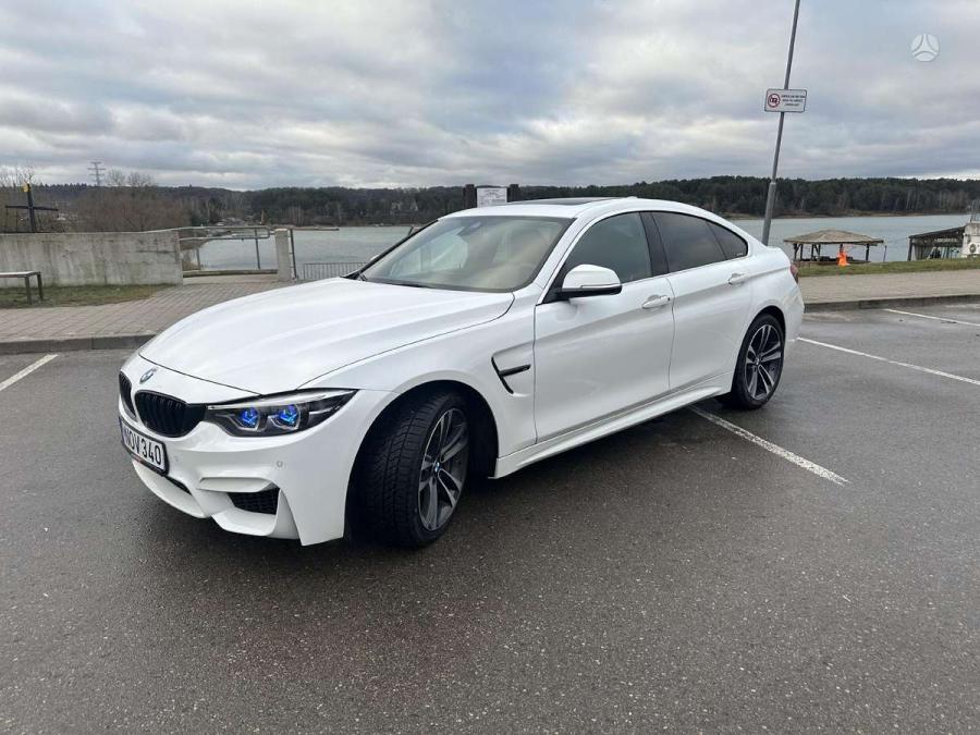 White BMW 430 Gran Coupe 2020 in Kaunas, with an engine capacity of 2.00 L and mileage of 118 thousand km for 19999 €, photo 6 on AUTOMOTO.COM.LV