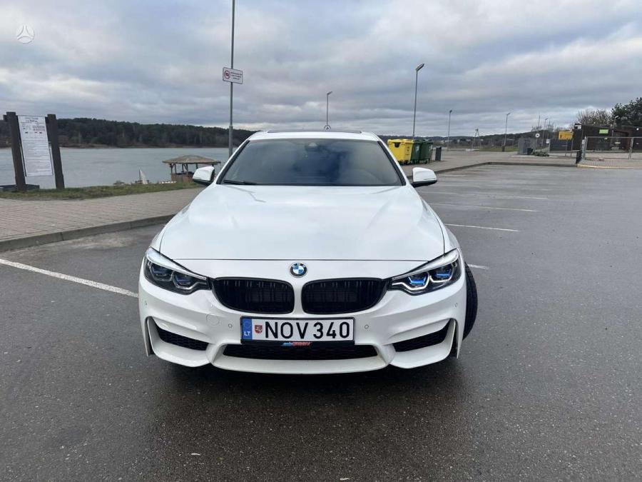 White BMW 430 Gran Coupe 2020 in Kaunas, with an engine capacity of 2.00 L and mileage of 118 thousand km for 19999 €, photo 15 on AUTOMOTO.COM.LV