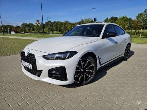 White BMW 430 Gran Coupe 2024 in Vilnius, with an engine capacity of 2.00 L and mileage of 26 thousand km for 40700 €, photo  on AUTOMOTO.COM.LV