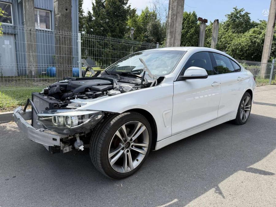 Balts BMW 430 Gran Coupe 2018 Kauņa, ar dzinēja tilpumu 2.00 L un nobraukumu 122 tūkst. km par 7500 €, foto 3 vietnē AUTOMOTO.COM.LV