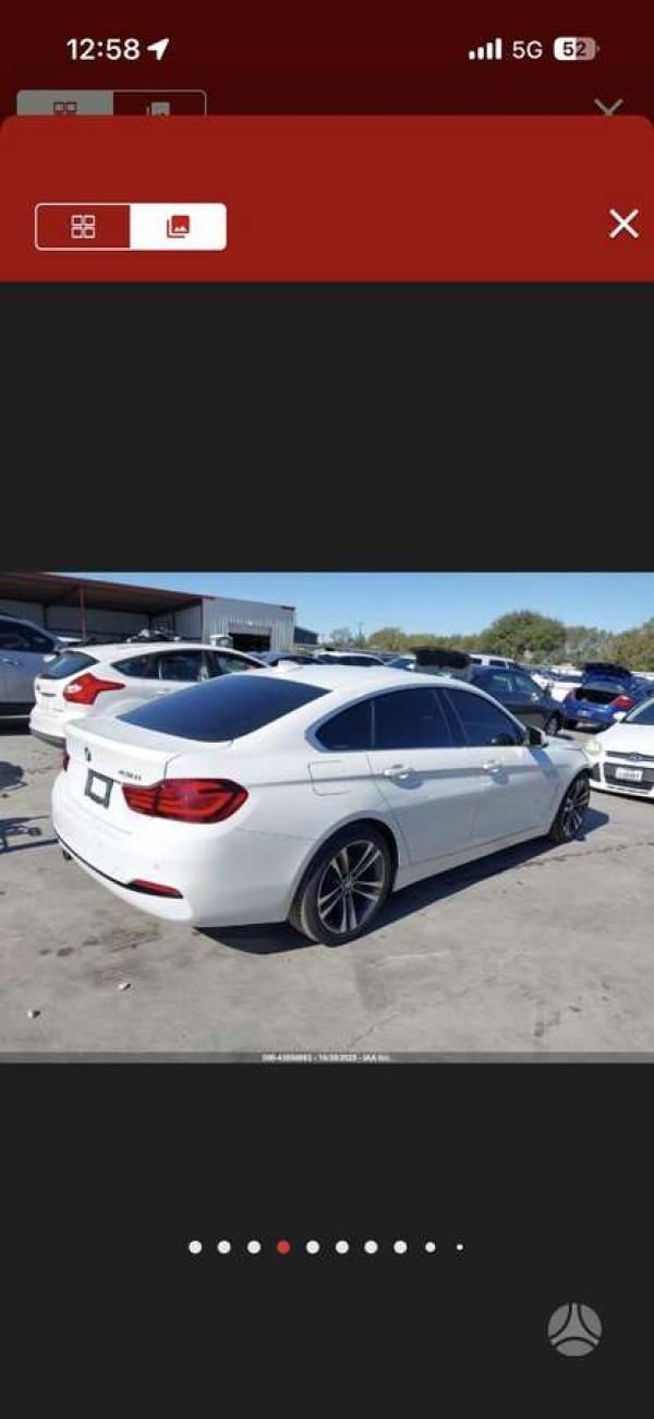 Balts BMW 430 Gran Coupe 2020 Viļņa, ar dzinēja tilpumu 2.00 L un nobraukumu 160 tūkst. km par 12500 €, foto 2 vietnē AUTOMOTO.COM.LV