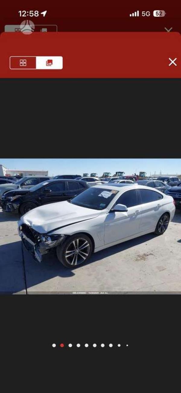 Balts BMW 430 Gran Coupe 2020 Viļņa, ar dzinēja tilpumu 2.00 L un nobraukumu 160 tūkst. km par 12500 €, foto 4 vietnē AUTOMOTO.COM.LV