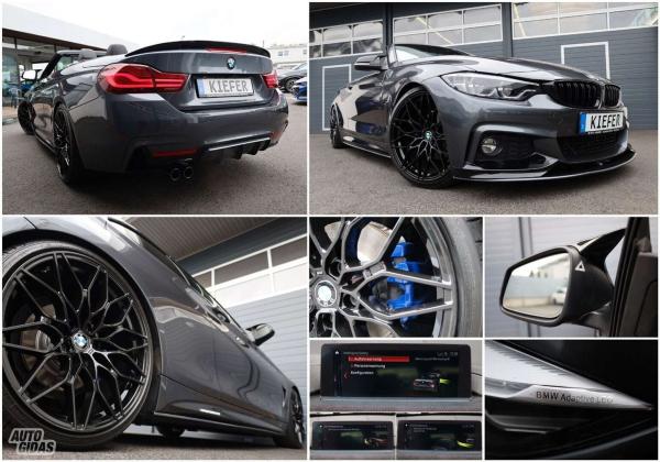 Grey BMW 430 2020 in Kaunas, with an engine capacity of 2.00 L and mileage of 59 thousand km for 30589 €, photo 7 on AUTOMOTO.COM.LV
