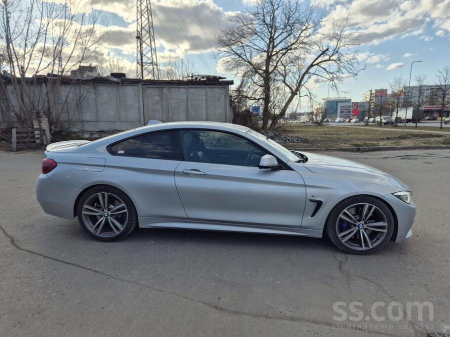 Grey BMW 430 2014 in Riga, with an engine capacity of 3.00 L and mileage of 255 thousand km for 15990 €, photo 5 on AUTOMOTO.COM.LV