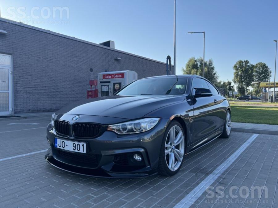 Grey BMW 430 2015 in Liepaja, with an engine capacity of 3.00 L and mileage of 339 thousand km for 18700 €, photo 1 on AUTOMOTO.COM.LV