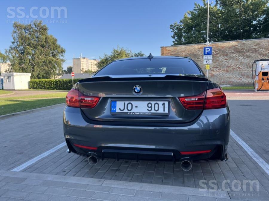 Grey BMW 430 2015 in Liepaja, with an engine capacity of 3.00 L and mileage of 339 thousand km for 18700 €, photo 5 on AUTOMOTO.COM.LV
