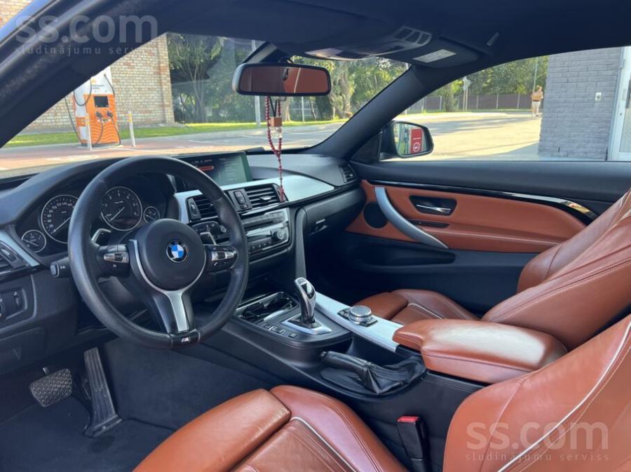Grey BMW 430 2015 in Liepaja, with an engine capacity of 3.00 L and mileage of 339 thousand km for 18700 €, photo 6 on AUTOMOTO.COM.LV