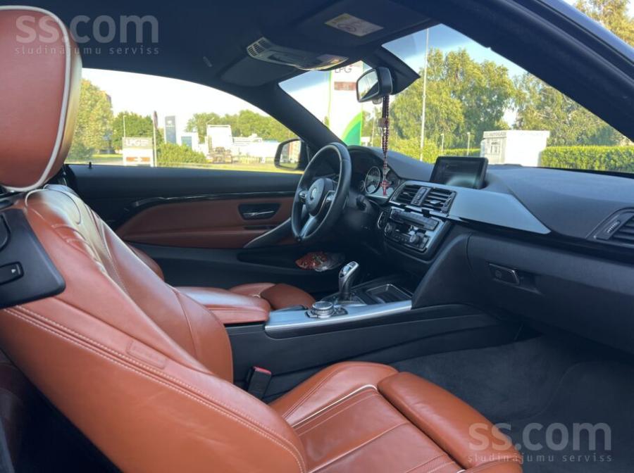 Grey BMW 430 2015 in Liepaja, with an engine capacity of 3.00 L and mileage of 339 thousand km for 18700 €, photo 9 on AUTOMOTO.COM.LV