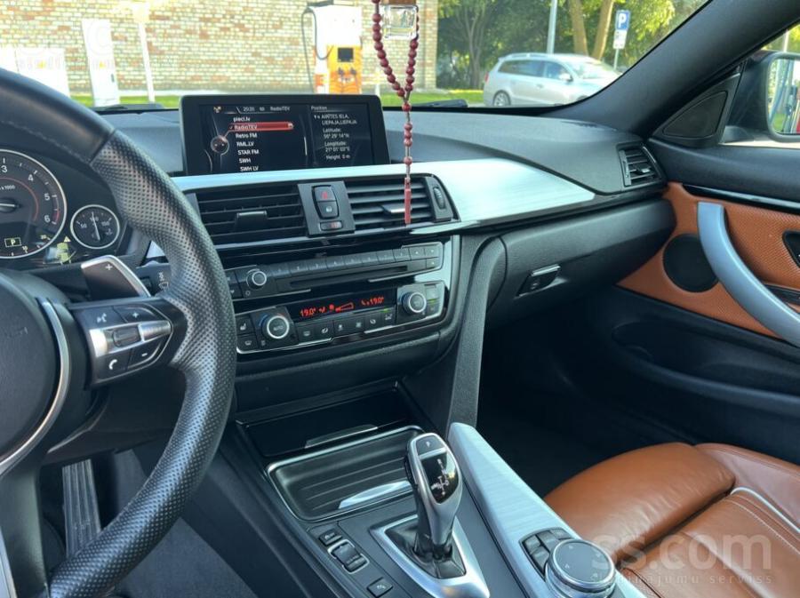 Grey BMW 430 2015 in Liepaja, with an engine capacity of 3.00 L and mileage of 339 thousand km for 18700 €, photo 12 on AUTOMOTO.COM.LV