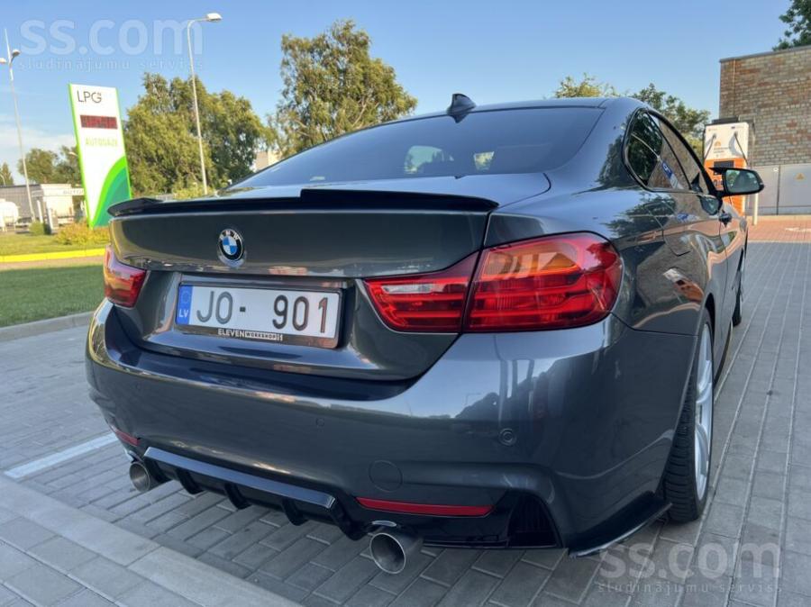 Grey BMW 430 2015 in Liepaja, with an engine capacity of 3.00 L and mileage of 339 thousand km for 18700 €, photo 13 on AUTOMOTO.COM.LV