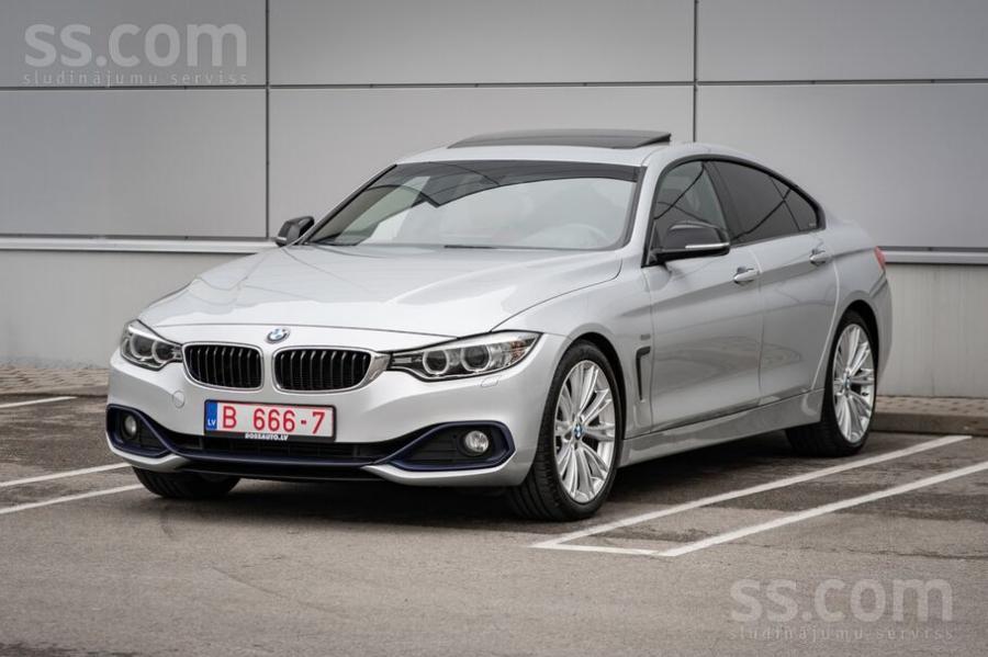 Grey BMW 430 2016 in Riga, with an engine capacity of 3.00 L and mileage of 191 thousand km for 17950 €, photo 1 on AUTOMOTO.COM.LV