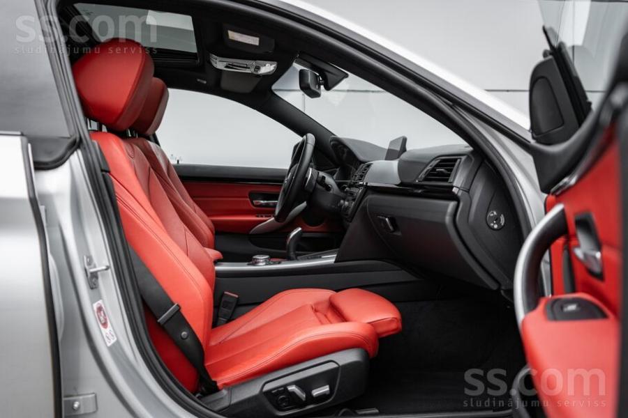 Grey BMW 430 2016 in Riga, with an engine capacity of 3.00 L and mileage of 191 thousand km for 17950 €, photo 13 on AUTOMOTO.COM.LV