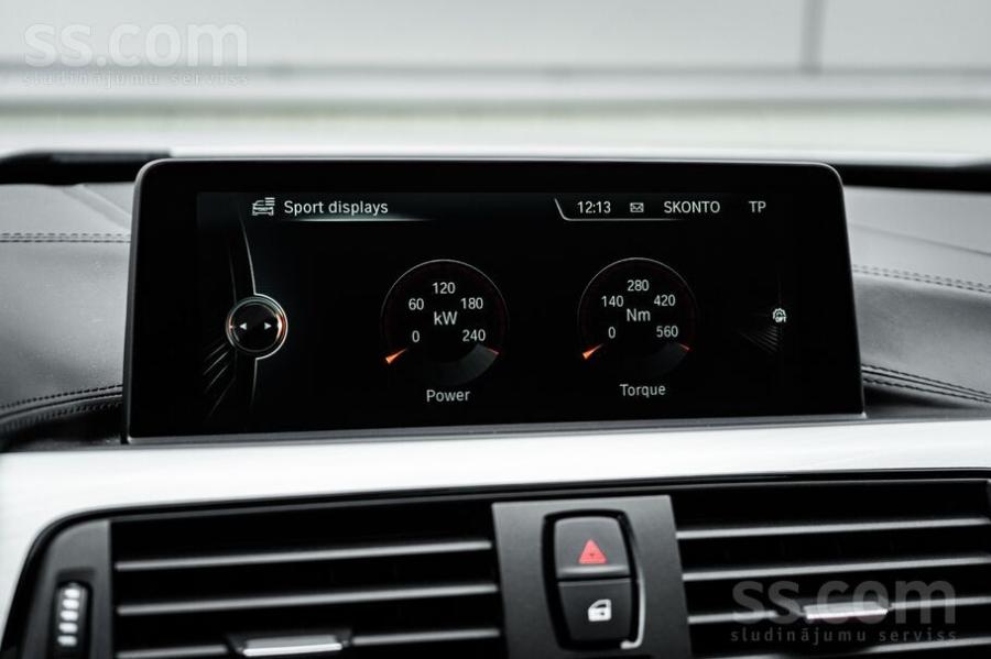 Grey BMW 430 2016 in Riga, with an engine capacity of 3.00 L and mileage of 191 thousand km for 17950 €, photo 29 on AUTOMOTO.COM.LV