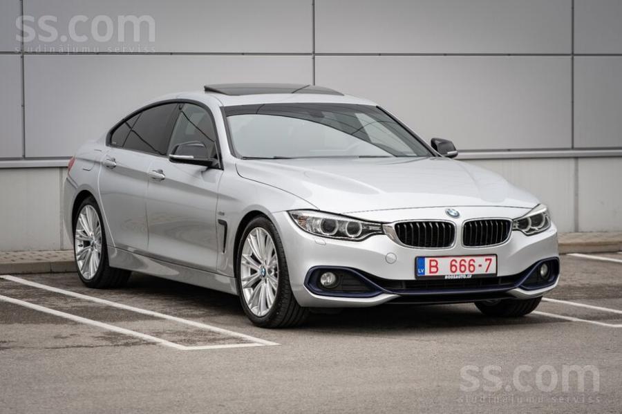 Grey BMW 430 2016 in Riga, with an engine capacity of 3.00 L and mileage of 191 thousand km for 17950 €, photo 4 on AUTOMOTO.COM.LV