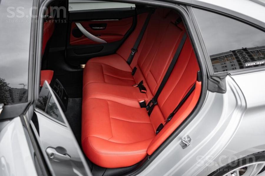 Grey BMW 430 2016 in Riga, with an engine capacity of 3.00 L and mileage of 191 thousand km for 17950 €, photo 14 on AUTOMOTO.COM.LV