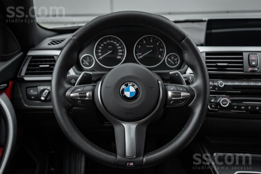 Grey BMW 430 2016 in Riga, with an engine capacity of 3.00 L and mileage of 191 thousand km for 17950 €, photo 19 on AUTOMOTO.COM.LV