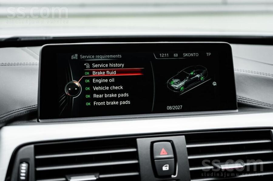 Grey BMW 430 2016 in Riga, with an engine capacity of 3.00 L and mileage of 191 thousand km for 17950 €, photo 27 on AUTOMOTO.COM.LV
