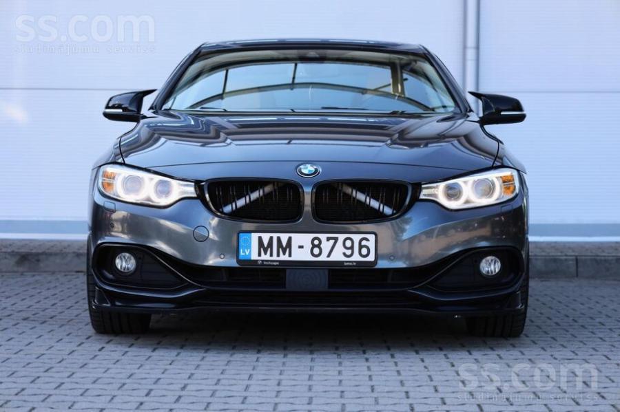 Grey BMW 430 2016 in Riga, with an engine capacity of 3.00 L and mileage of 181 thousand km for 19495 €, photo 4 on AUTOMOTO.COM.LV