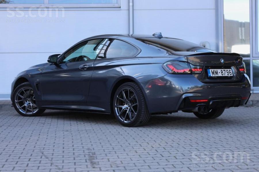 Grey BMW 430 2016 in Riga, with an engine capacity of 3.00 L and mileage of 181 thousand km for 19495 €, photo 7 on AUTOMOTO.COM.LV