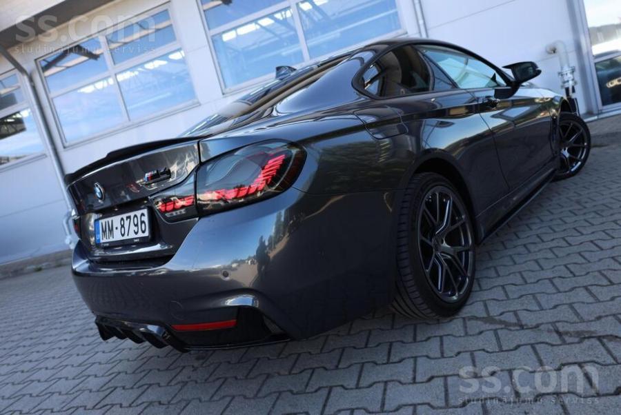 Grey BMW 430 2016 in Riga, with an engine capacity of 3.00 L and mileage of 181 thousand km for 19495 €, photo 10 on AUTOMOTO.COM.LV