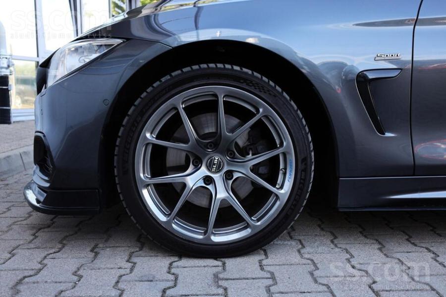 Grey BMW 430 2016 in Riga, with an engine capacity of 3.00 L and mileage of 181 thousand km for 19495 €, photo 12 on AUTOMOTO.COM.LV