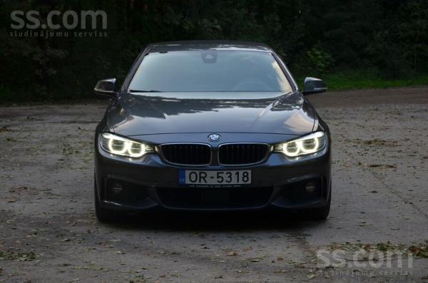 Grey BMW 430 2017 in Riga, with an engine capacity of 3.00 L and mileage of 235 thousand km for 16990 €, photo 4 on AUTOMOTO.COM.LV