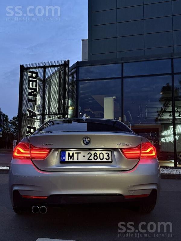 Pelēks BMW 430 2019 Rīga, ar dzinēja tilpumu 2.00 L un nobraukumu 37 tūkst. km par 26500 €, foto 6 vietnē AUTOMOTO.COM.LV