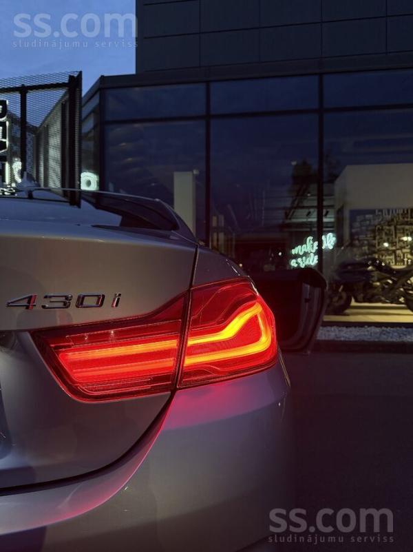 Pelēks BMW 430 2019 Rīga, ar dzinēja tilpumu 2.00 L un nobraukumu 37 tūkst. km par 26500 €, foto 7 vietnē AUTOMOTO.COM.LV