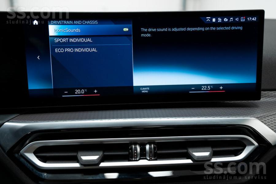Pelēks BMW 430 2024 Rīga, ar dzinēja tilpumu 2.00 L un nobraukumu 62 tūkst. km par 37900 €, foto 16 vietnē AUTOMOTO.COM.LV