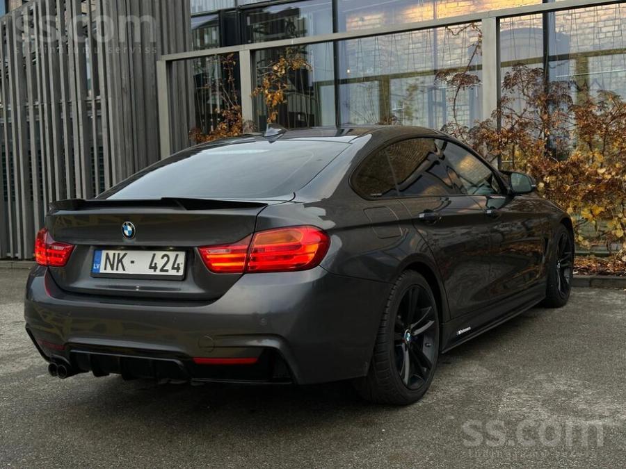 Grey BMW 430 2014 in Riga, with an engine capacity of 3.00 L and mileage of 287 thousand km for 16850 €, photo 14 on AUTOMOTO.COM.LV