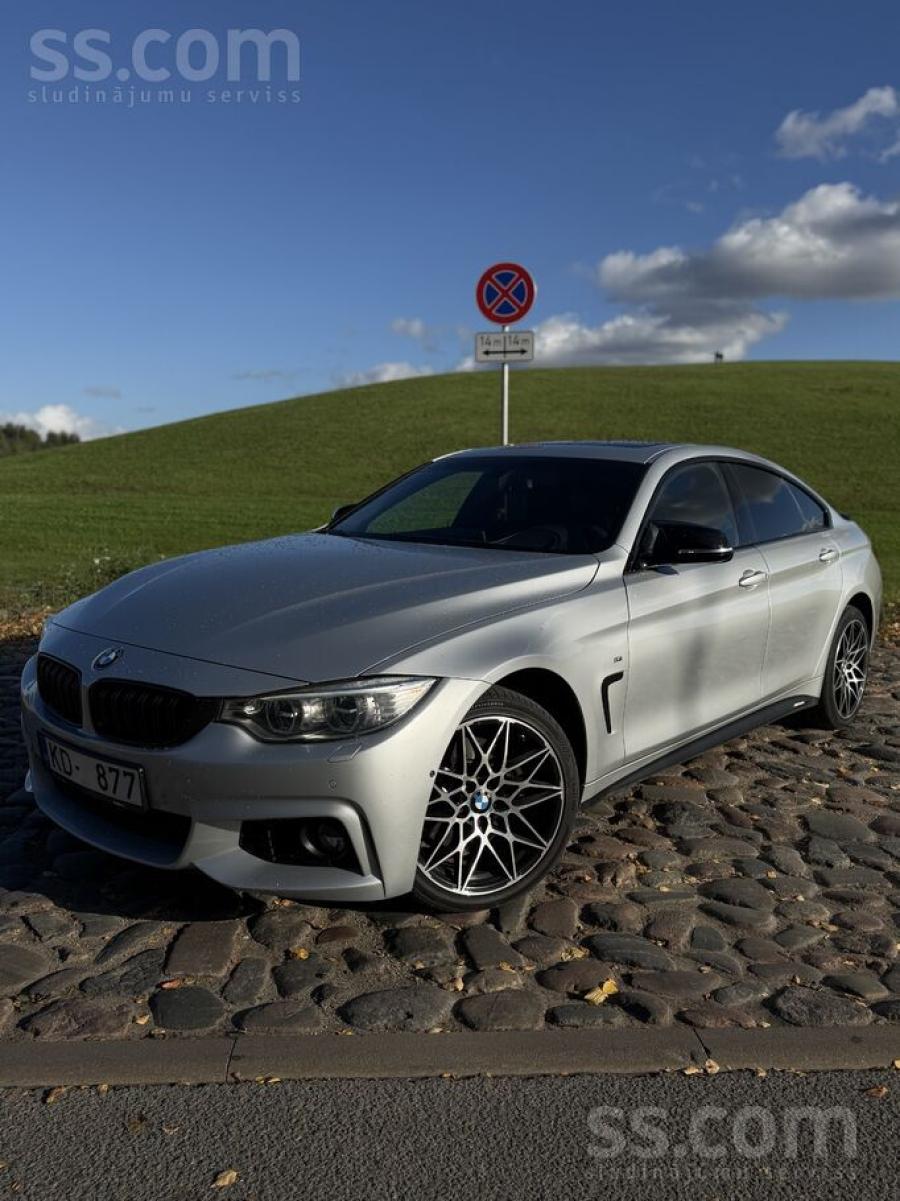 Grey BMW 430 2015 in Riga, with an engine capacity of 3.00 L and mileage of 298 thousand km for 15500 €, photo 3 on AUTOMOTO.COM.LV