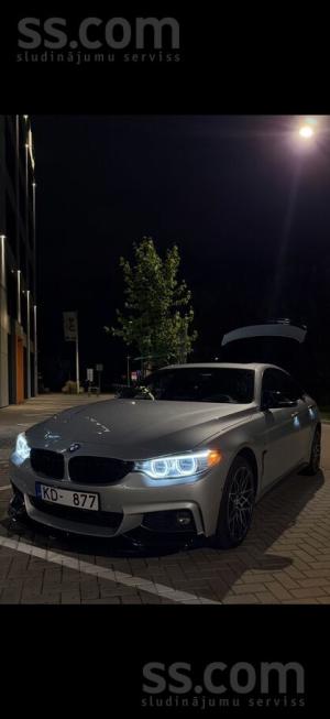 Grey BMW 430 2015 in Riga, with an engine capacity of 3.00 L and mileage of 298 thousand km for 15500 €, photo 10 on AUTOMOTO.COM.LV