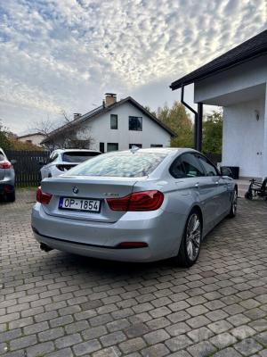 Grey BMW 430 2017 in Riga, with an engine capacity of 2.00 L and mileage of 221 thousand km for 16300 €, photo 5 on AUTOMOTO.COM.LV
