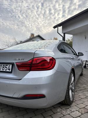 Grey BMW 430 2017 in Riga, with an engine capacity of 2.00 L and mileage of 221 thousand km for 16300 €, photo 8 on AUTOMOTO.COM.LV