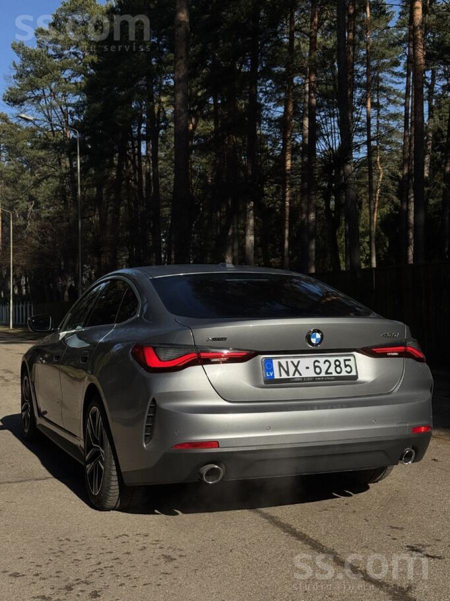 Pelēks BMW 430 2024 Rīga, ar dzinēja tilpumu 2.00 L un nobraukumu 55 tūkst. km par 48800 €, foto 5 vietnē AUTOMOTO.COM.LV