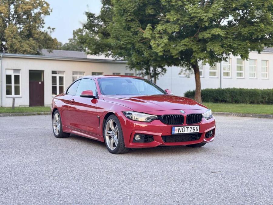 Red BMW 430 2018 in Vilnius, with an engine capacity of 2.00 L and mileage of 191 thousand km for 15900 €, photo 4 on AUTOMOTO.COM.LV