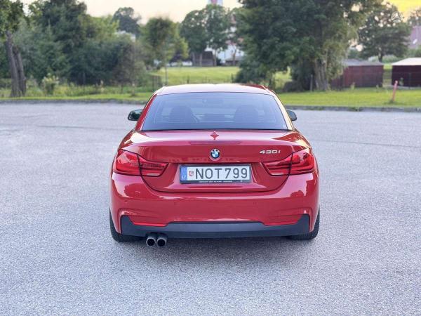 Red BMW 430 2018 in Vilnius, with an engine capacity of 2.00 L and mileage of 191 thousand km for 15900 €, photo 6 on AUTOMOTO.COM.LV