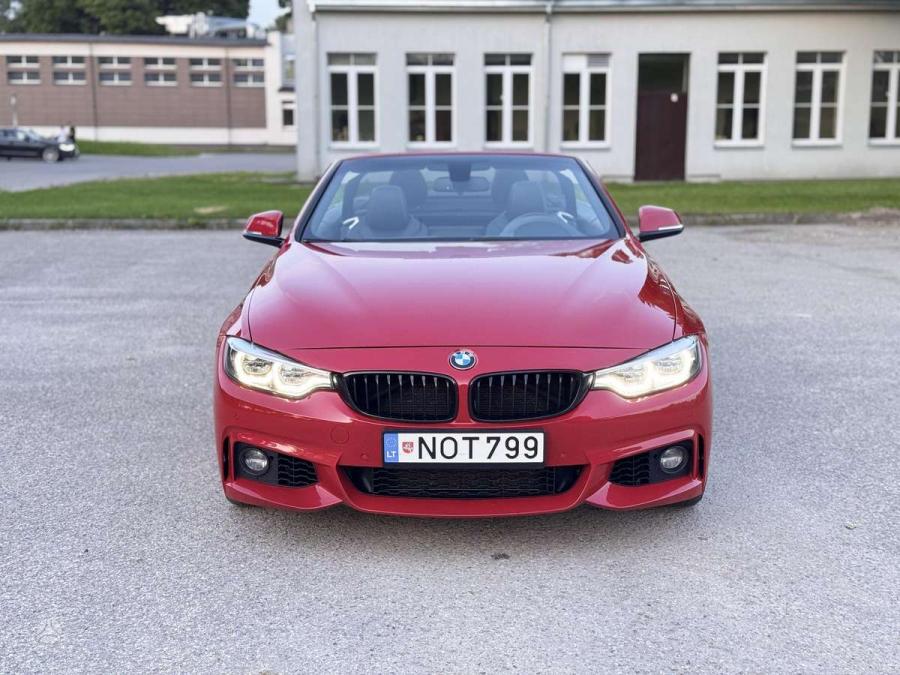 Red BMW 430 2018 in Vilnius, with an engine capacity of 2.00 L and mileage of 191 thousand km for 15900 €, photo 15 on AUTOMOTO.COM.LV