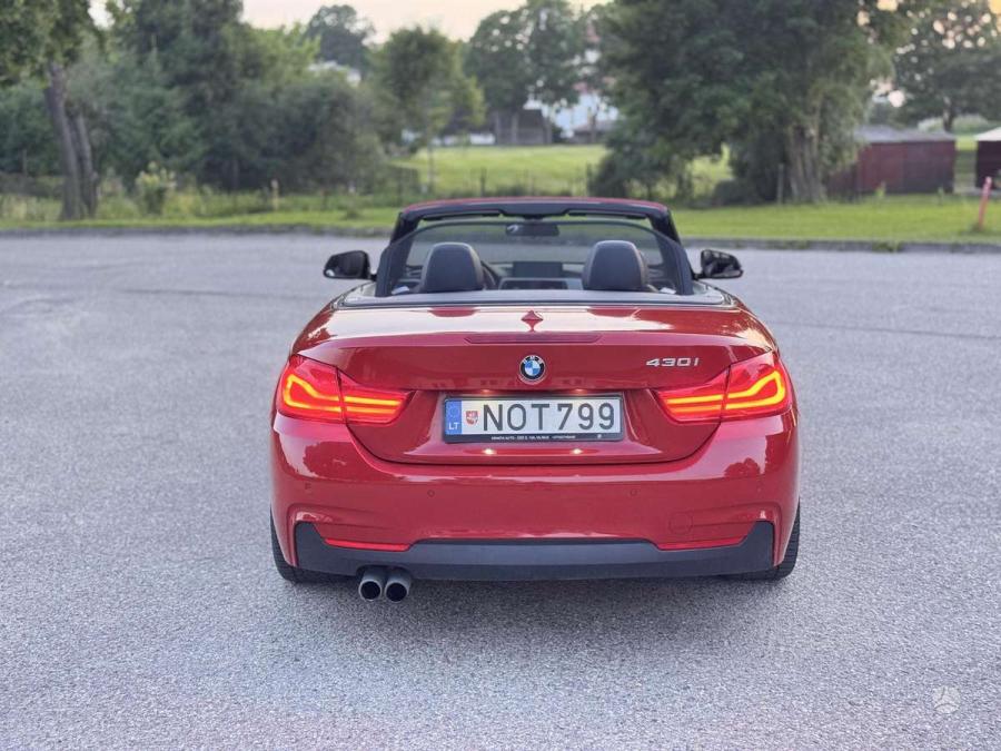 Red BMW 430 2018 in Vilnius, with an engine capacity of 2.00 L and mileage of 191 thousand km for 15900 €, photo 18 on AUTOMOTO.COM.LV