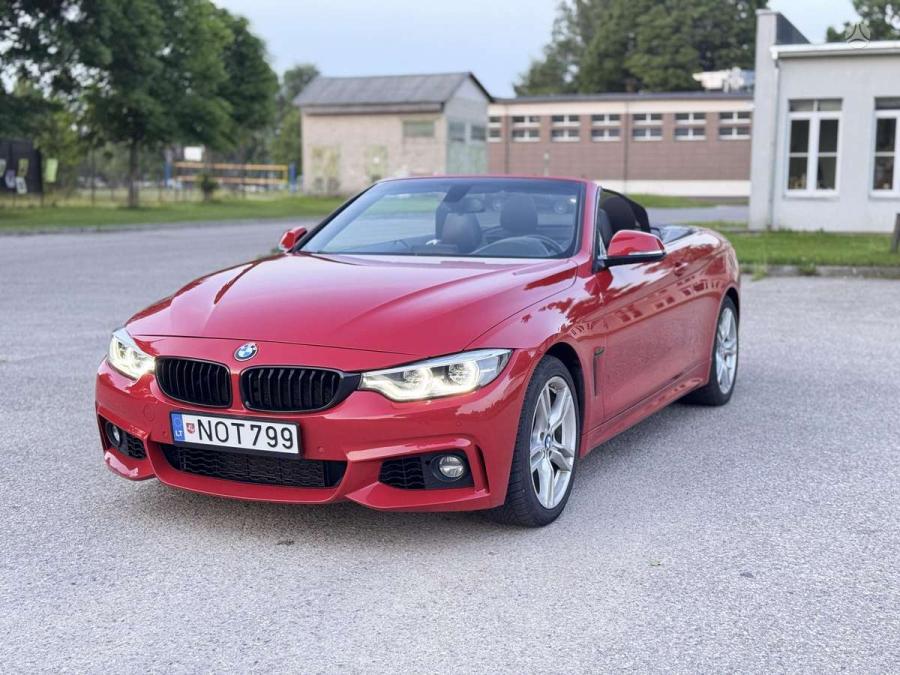 Red BMW 430 2018 in Vilnius, with an engine capacity of 2.00 L and mileage of 191 thousand km for 15900 €, photo 22 on AUTOMOTO.COM.LV