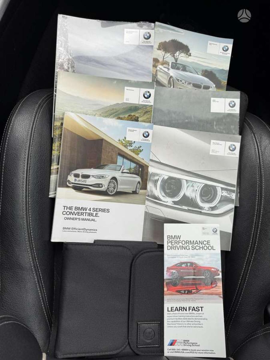 Red BMW 430 2018 in Vilnius, with an engine capacity of 2.00 L and mileage of 191 thousand km for 15900 €, photo 25 on AUTOMOTO.COM.LV