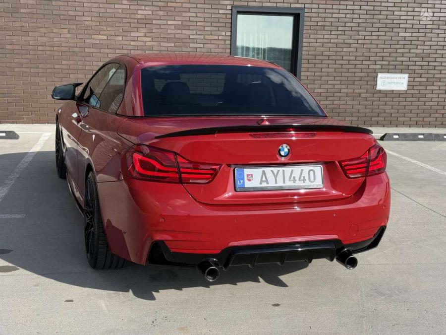 Red BMW 430 2018 in Vilnius, with an engine capacity of 2.00 L and mileage of 184 thousand km for 16500 €, photo 14 on AUTOMOTO.COM.LV