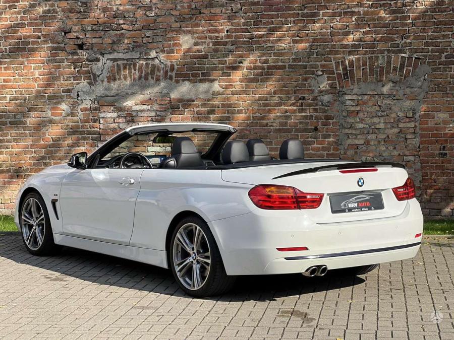 White BMW 430 2015 in Kedainiai, with an engine capacity of 2.99 L and mileage of 278 thousand km for 15350 €, photo 15 on AUTOMOTO.COM.LV